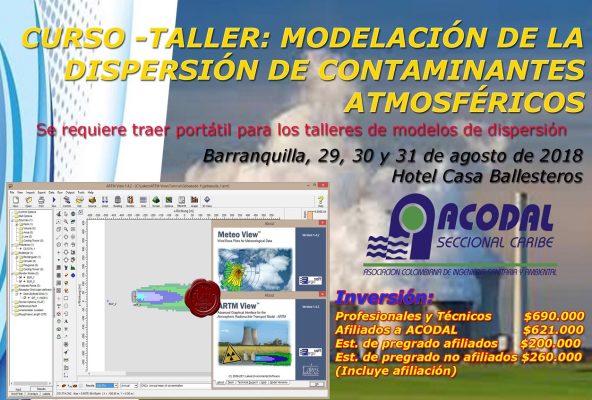 CURSO-TALLER MODELACIÓN DE LA DISPERSIÓN DE CONTAMINANTES ATMOSFÉRICOS ...